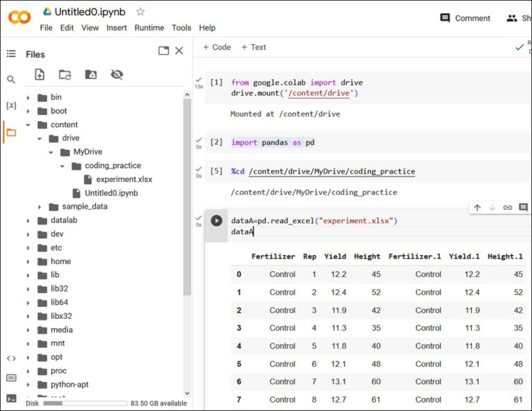 How to Specify a Folder Path in Google Colab: A Tutorial - Agronomy4future